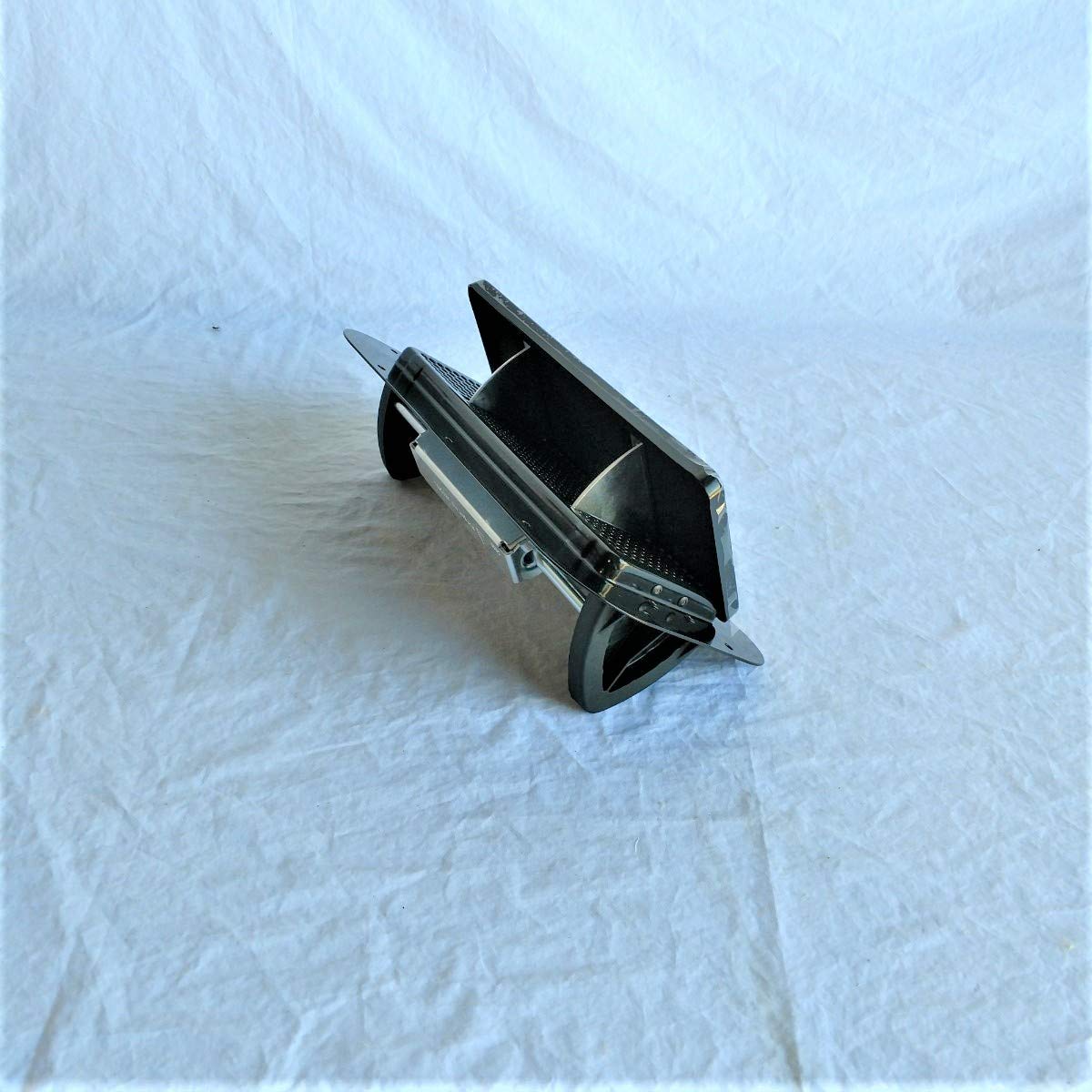 Kay Enterprises Trailer Roof Vent Black Aluminum Low Profile Popup Air Flow Trim Ring and Gasket