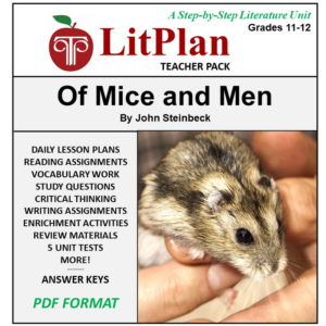 homeschool and online learning novel study guide for of mice and men