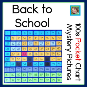 back to school 100 pocket charts