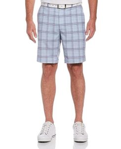 pga tour men's plaid golf short, infinity, 30