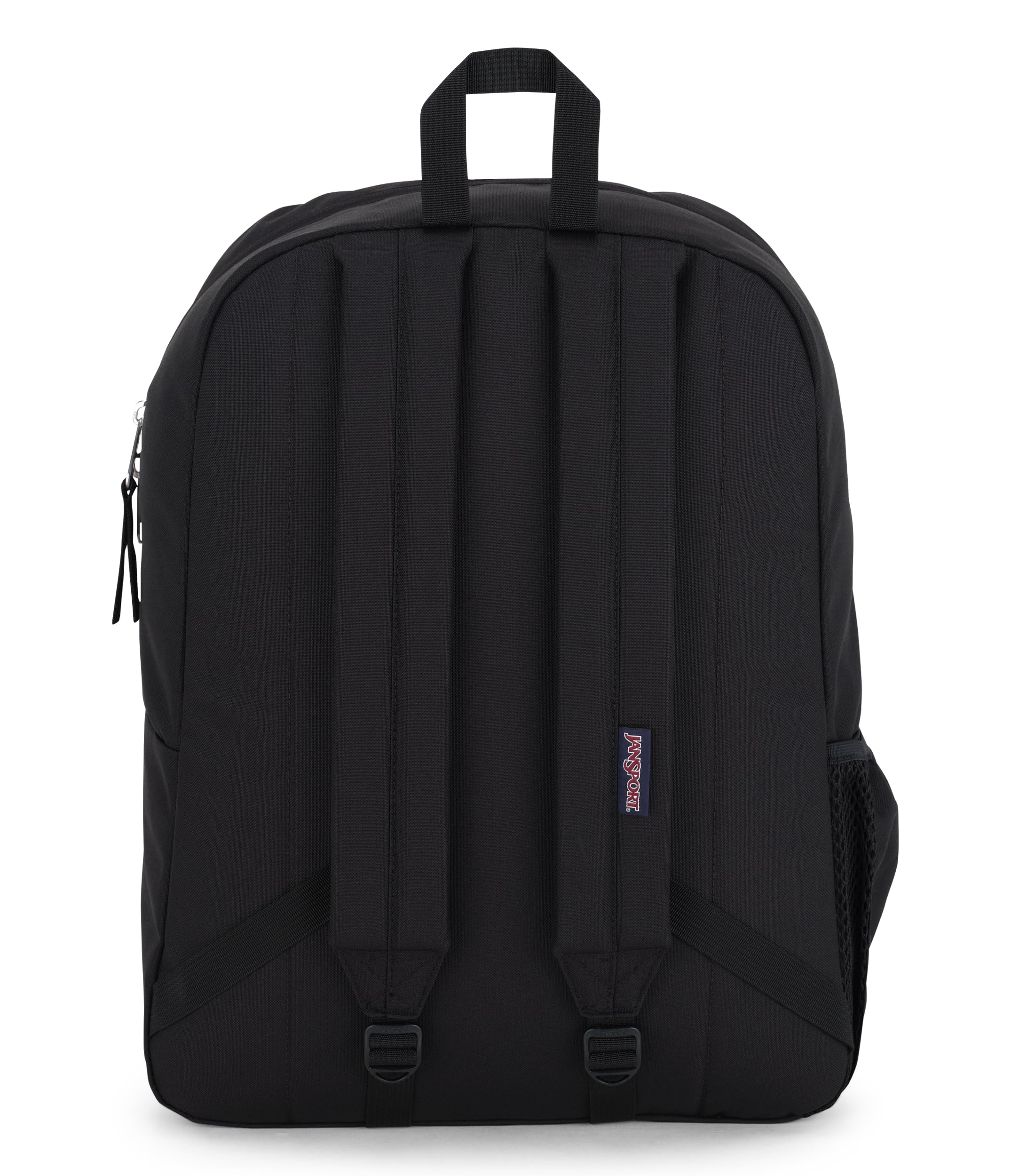 JanSport Cross Town Backpack - Travel, or Work Bookbag with Water Bottle Pocket, Black