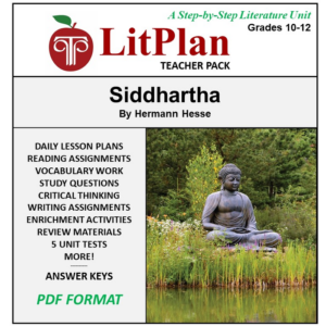 homeschool and online learning novel study guide for siddhartha