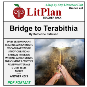 homeschool and online learning novel study guide for bridge to terabithia