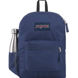 Jansport | Cross Town Backpack (Navy Blue- One Size)