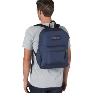 Jansport | Cross Town Backpack (Navy Blue- One Size)