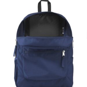 Jansport | Cross Town Backpack (Navy Blue- One Size)