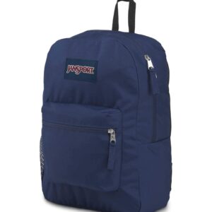 Jansport | Cross Town Backpack (Navy Blue- One Size)