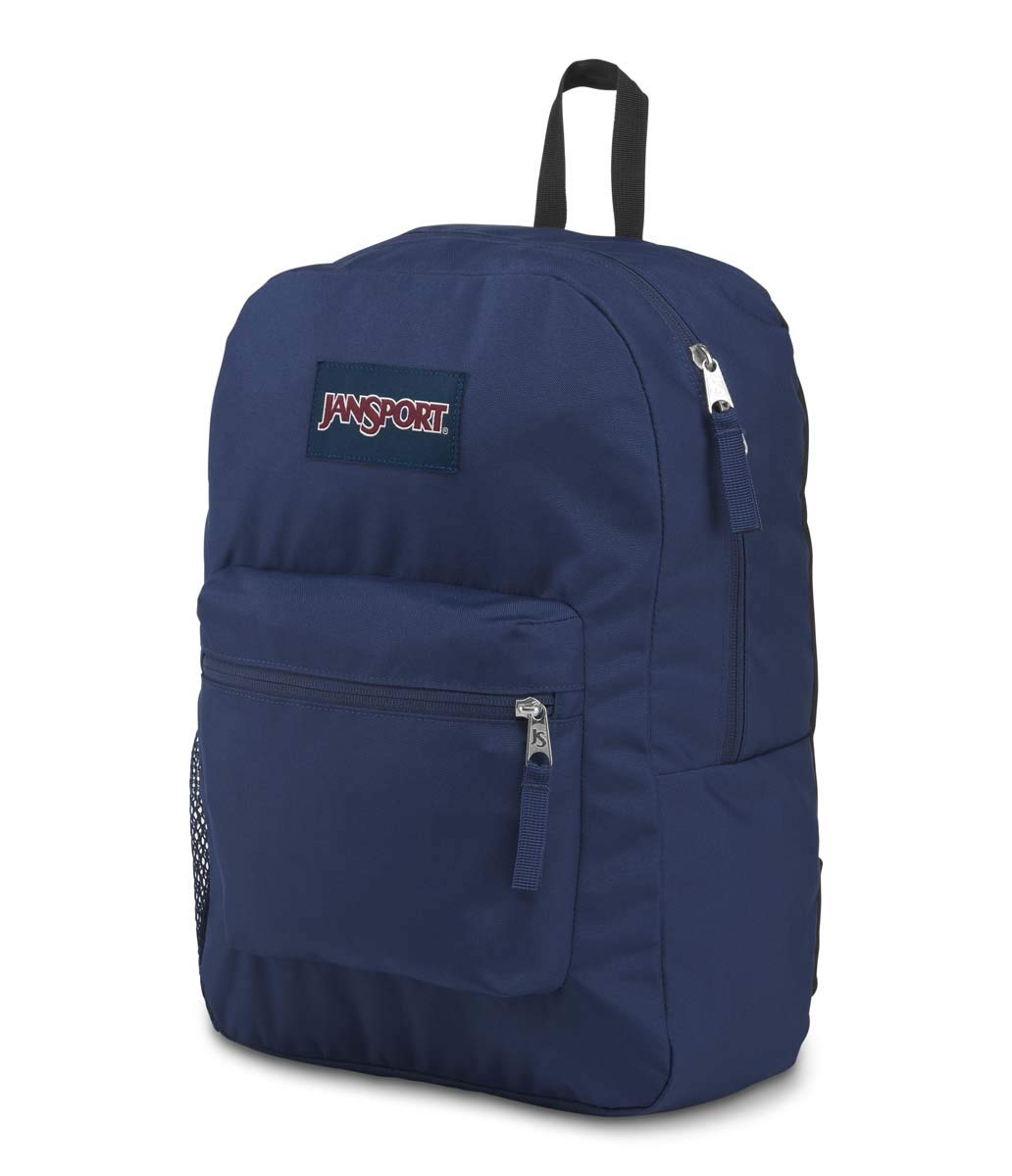 Jansport | Cross Town Backpack (Navy Blue- One Size)