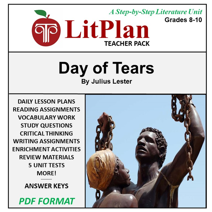 Homeschool and Online Learning Novel Study Guide for Day of Tears