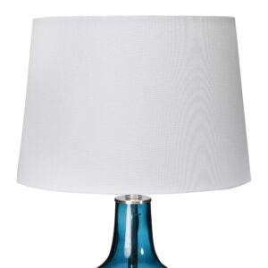 Creative Co-Op 27" Deep Blue Glass Table Lamp