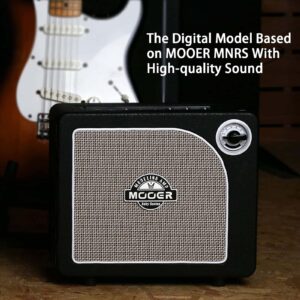 MOOER Guitar Amplifier Combo 15W, Practice Electric Guitar Amp with 9 Digital Amp Models, 6.5" Speaker, Bluetooth, Headphone Output, for Electric Guitar, Acoustic Guitar and Bass