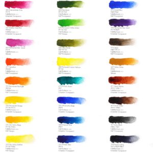 Paul Rubens Watercolor Paint, 24 Vibrant Colors Highly Pigmented, 5ml Each Tube, Perfect for Painters, Artists, Hobbyist, Beginners, Students