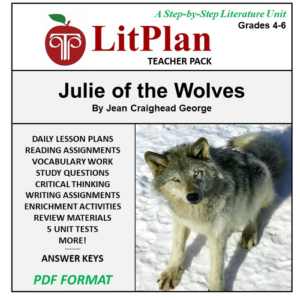 homeschool and online learning novel study guide for julie of the wolves