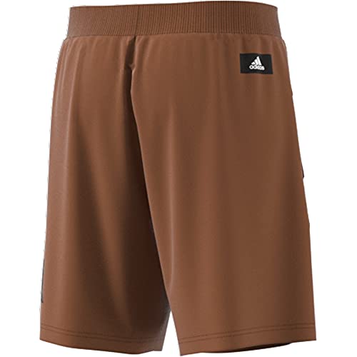 adidas Mens Fleece Short Wild Brown Medium