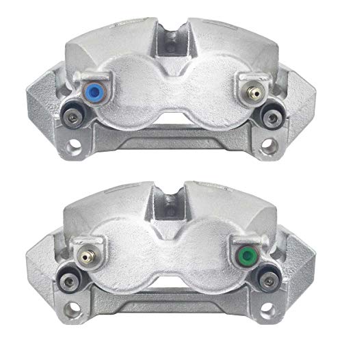 AutoShack Front Brake Calipers Assembly Pair Set of 2 Driver and Passenger Side Replacement for 2003 2004 2005 2006 Lincoln Navigator 2003 2004 2005 2006 Ford Expedition 4.6L 5.4L V8 4WD RWD BC3009PR