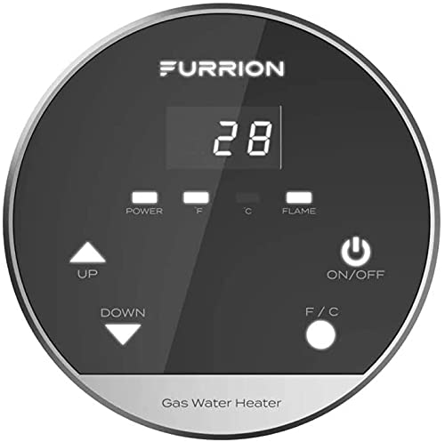 Furrion® RV Tankless Gas 60,000 BTU Water Heater - 16.14" x 16.14" White Door - 2.4 GPM – Vortex Technology steadies temperatures – Propane Gas-Powered Technology, Electric Ignition – 2021128847