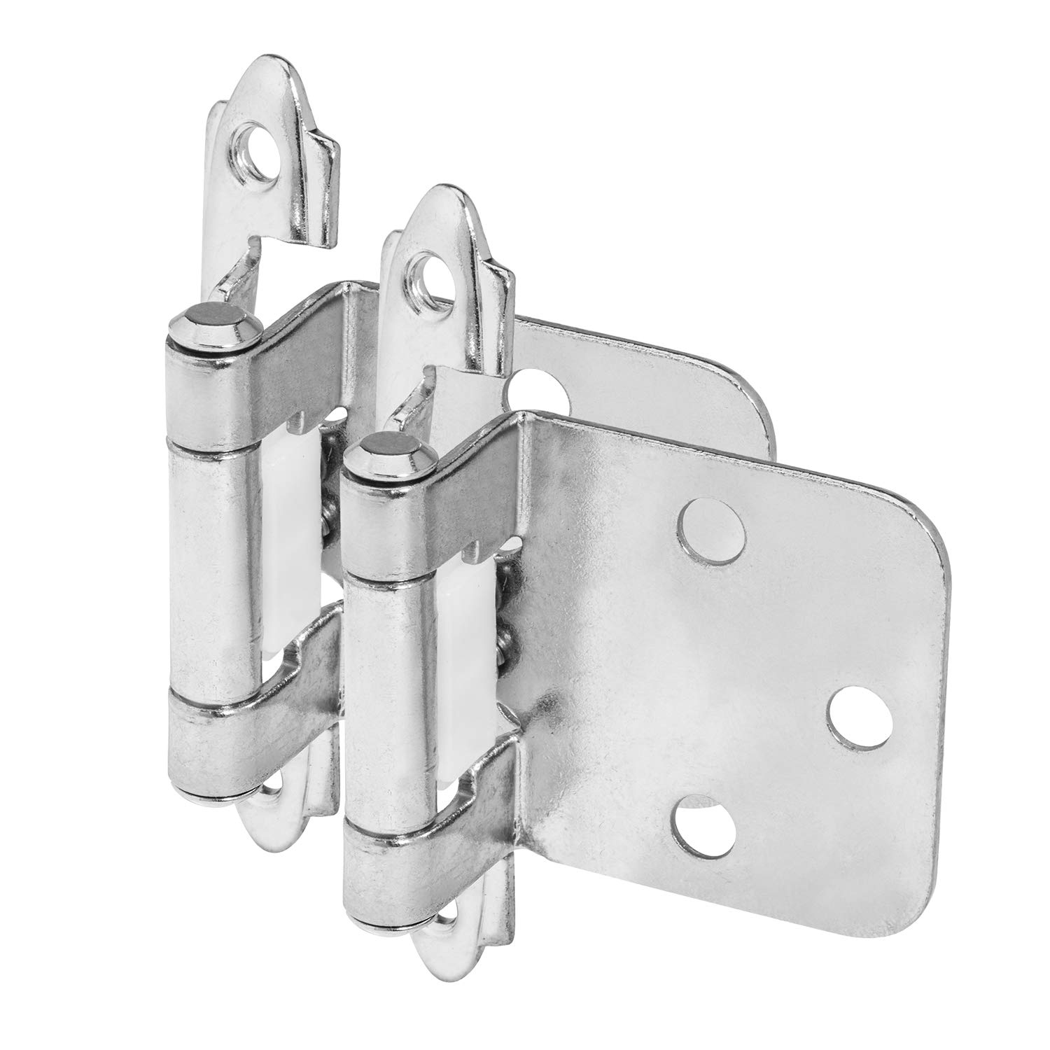 10 Pair Pack - Cosmas 15539-CH Polished Chrome Hinge Variable Overlay (Pair) [15539-CH]