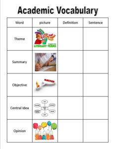 15 weeks of academic vocabulary