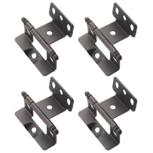 amerock full inset full wrap free swinging ball tip hinge for 3/4" doors oil rubbed bronze single (4)