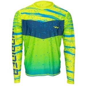 upf50+ long sleeve fishing shirts for men - vented sides, light weight, wicking