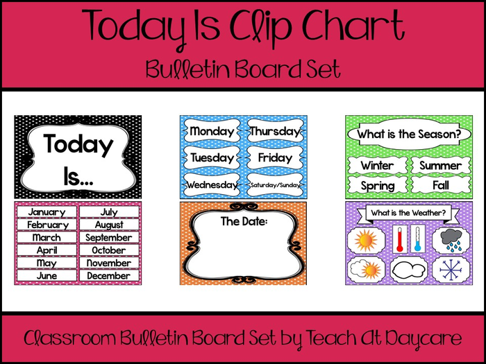 Printable Today Is Clip Chart