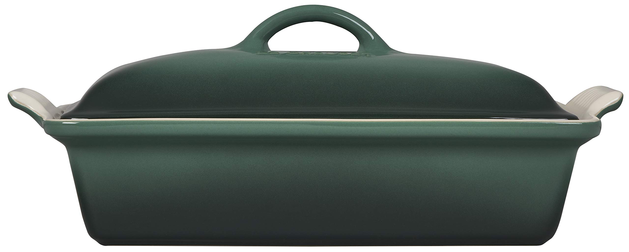 Le Creuset Stoneware Heritage Covered Rectangular Casserole, 4 qt. (12" x 9"), Artichaut