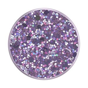 PopSockets Phone Grip with Expanding Kickstand, Glitter PopGrip - Lavender