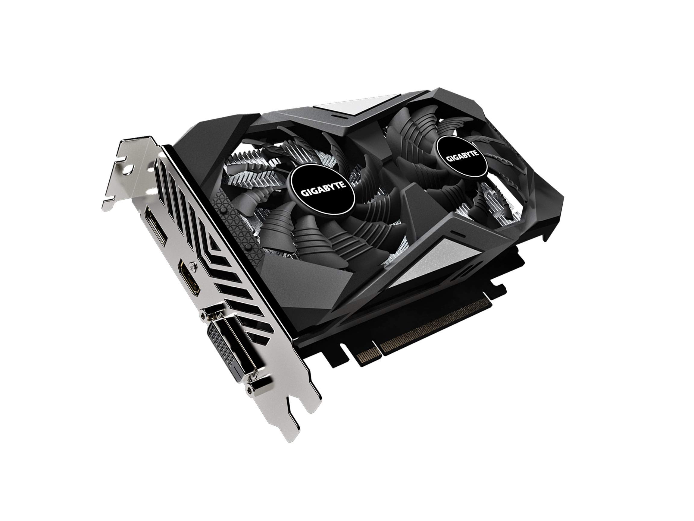 Gigabyte GeForce GTX 1650 D6 WINDFORCE OC 4G (rev. 2.0) Graphics Card, 172mm Compact Size, 4GB 128-Bit GDDR6, GV-N1656WF2OC-4GD REV2.0 Video Card