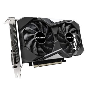 Gigabyte GeForce GTX 1650 D6 WINDFORCE OC 4G (rev. 2.0) Graphics Card, 172mm Compact Size, 4GB 128-Bit GDDR6, GV-N1656WF2OC-4GD REV2.0 Video Card