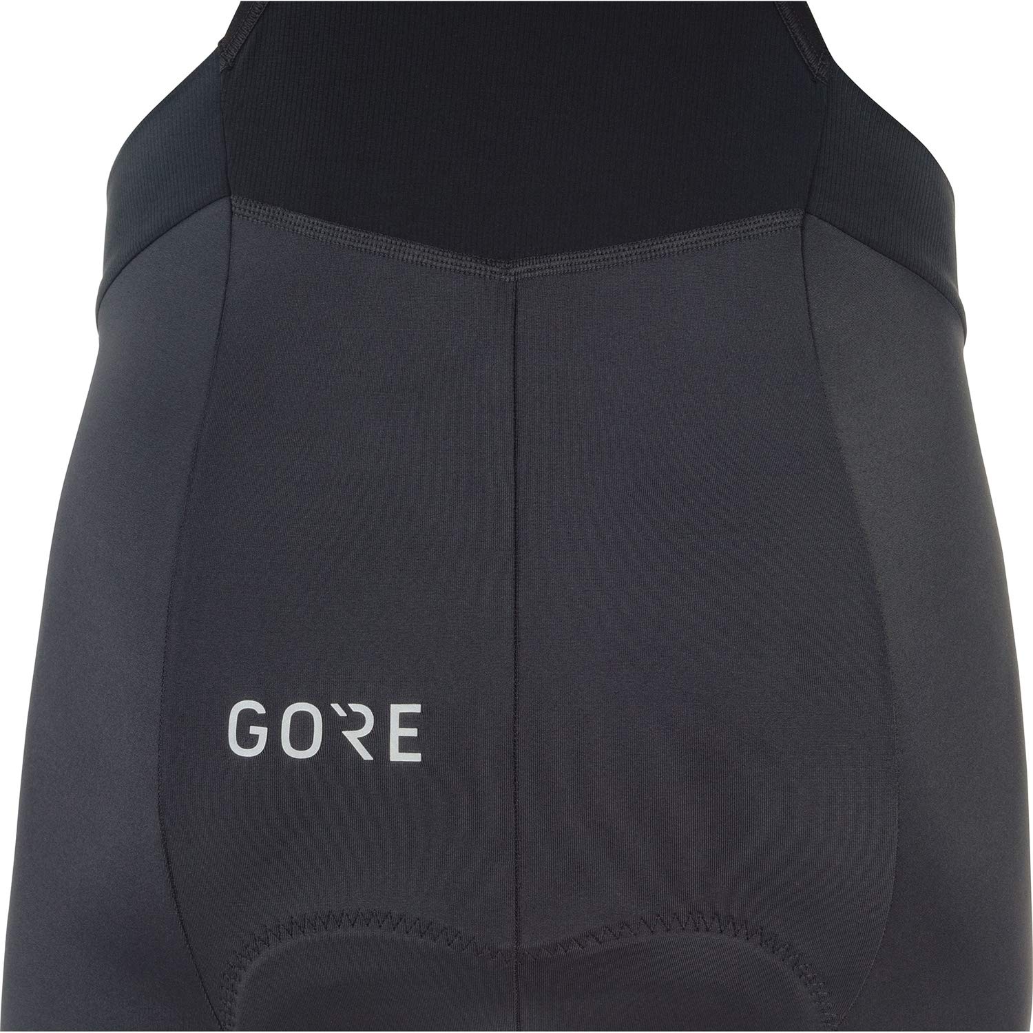 GORE WEAR Men's Force Fade Bib Shorts, Black/Sphere Blue, Medium