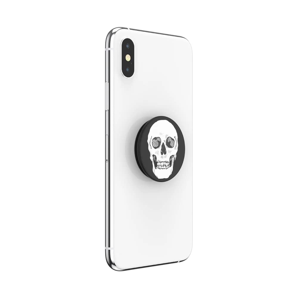 PopSockets Phone Grip with Expanding Kickstand, Skull PopGrip - Shaky Bones