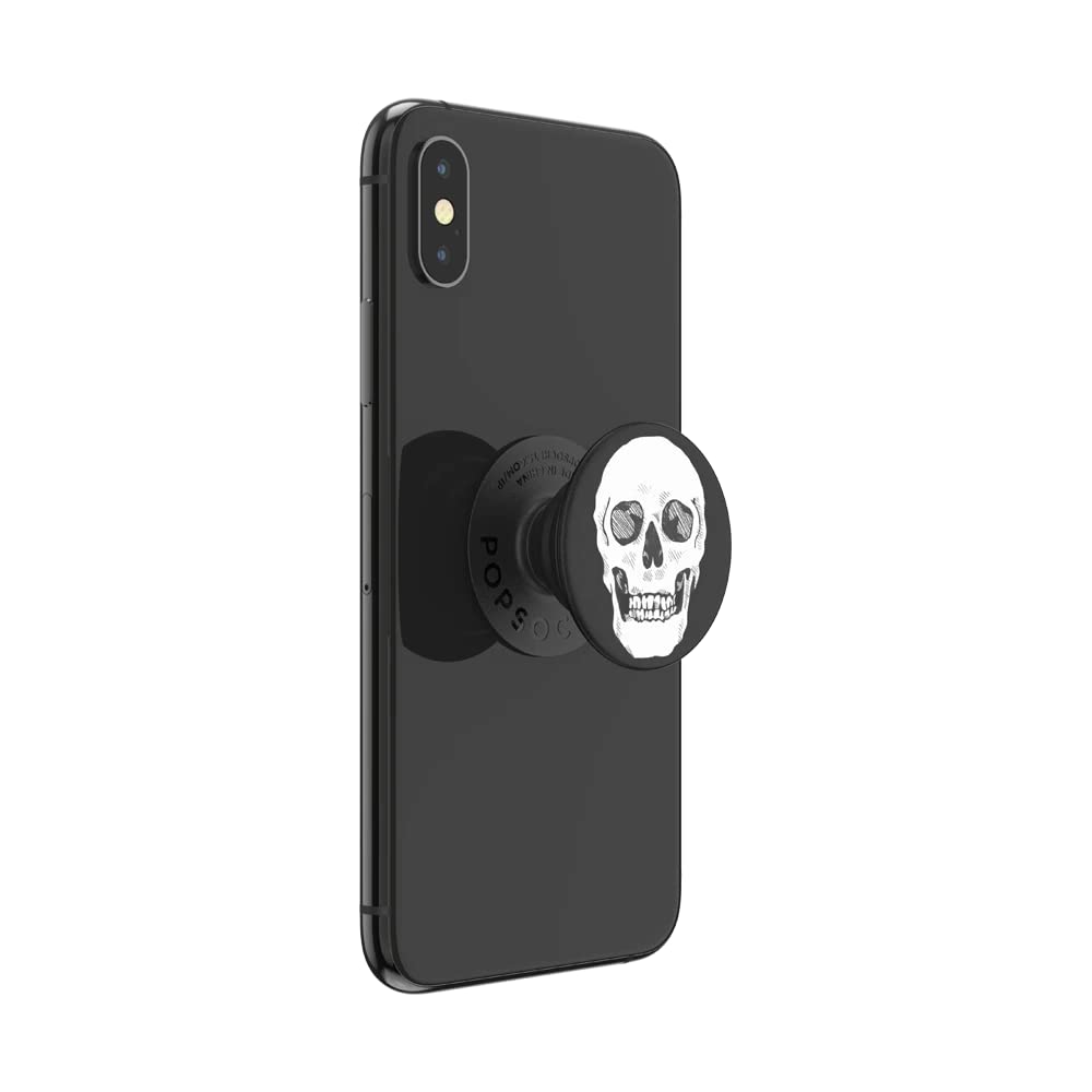 PopSockets Phone Grip with Expanding Kickstand, Skull PopGrip - Shaky Bones