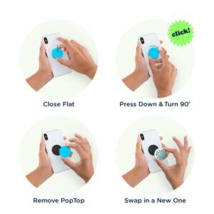 PopSockets Phone Grip with Expanding Kickstand, Skull PopGrip - Shaky Bones