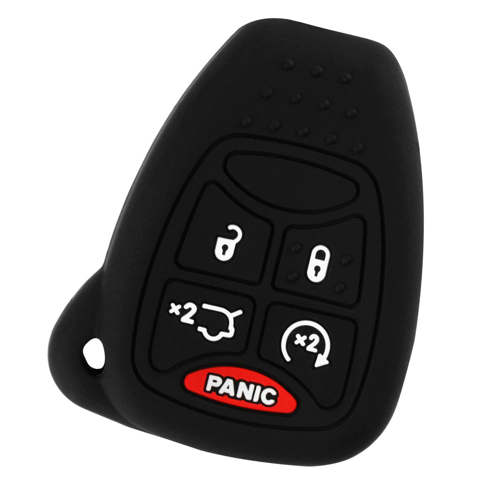 Key Fob Keyless Entry Remote Cover Protector for Jeep Dodge Chrysler (OHT692427AA) 5 Button