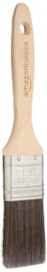 amazon basics 1-1/2" flat edge master pro paint brush, brown