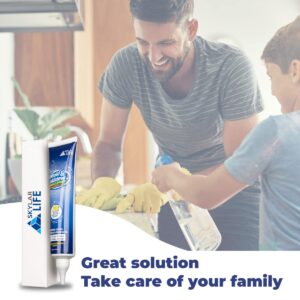 Skylarlife Home Tiles and Sealant, Rubber Stain Whitnener Gel Apply on Silicone Caulk for Bathroom, Kitchen, Joint Sealant, Rubber