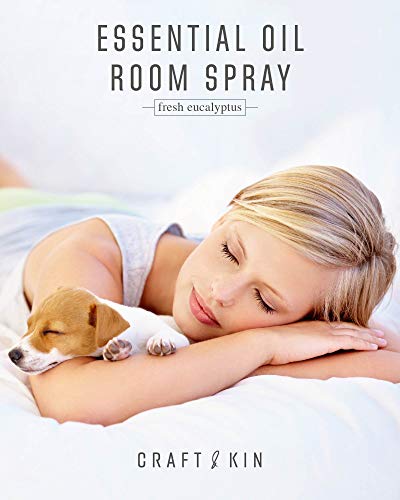 Craft & Kin Eucalyptus Room Spray, Fall Room Spray, Eucalyptus Essential Oil Spray, Eucalyptus Linen Spray for Pillows, Eucalyptus Spray Room, Holiday Room Spray, Christmas Room Spray 3.4 oz