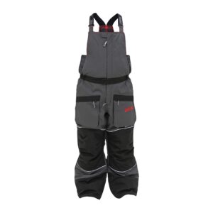 eskimo youth keeper bibs, gray, medium