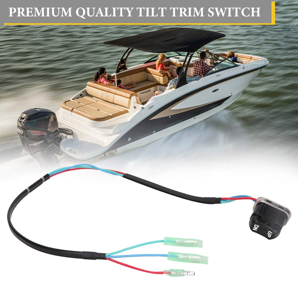 Tilt Trim Switch for Mercury Mariner Outboard Remote Control Box - Replaces 87-18286A43, 87-16991A1, 87-18286A2, 87-18286A26