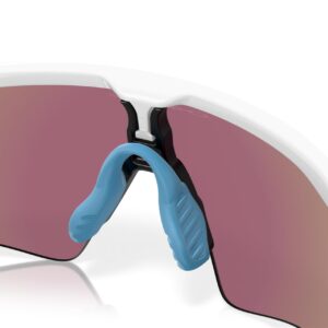 Oakley Youth OJ9001 Radar EV XS Path Rectangular Sunglasses, Polished White/Prizm Sapphire, 31 mm