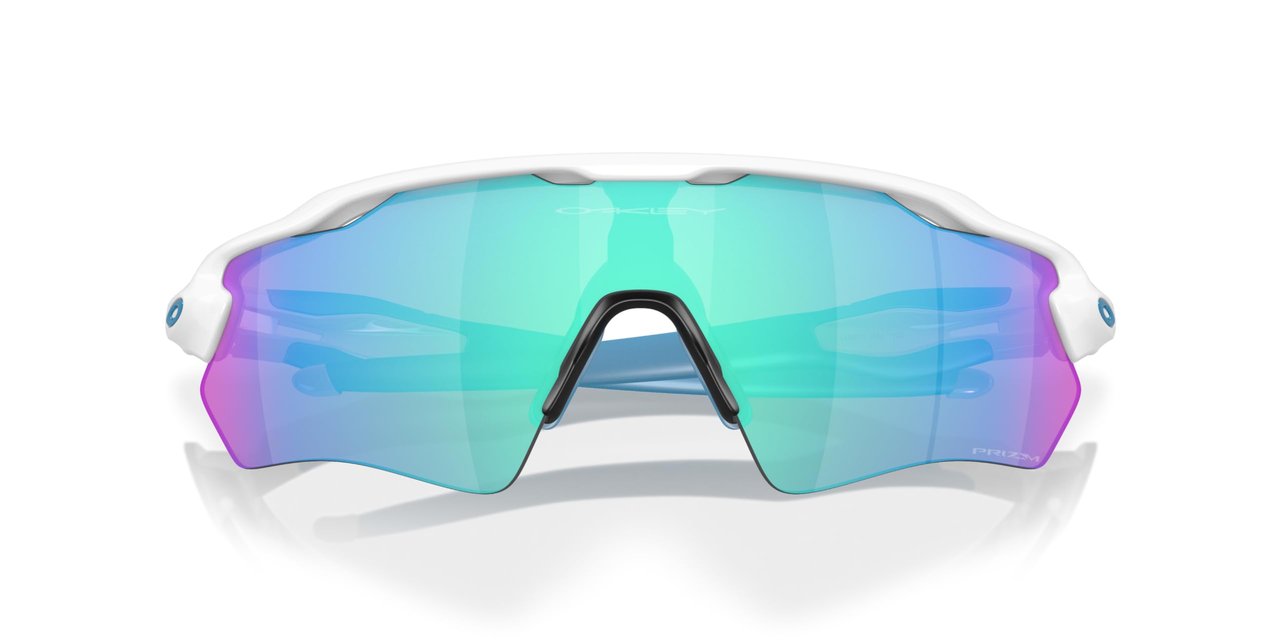 Oakley Youth OJ9001 Radar EV XS Path Rectangular Sunglasses, Polished White/Prizm Sapphire, 31 mm