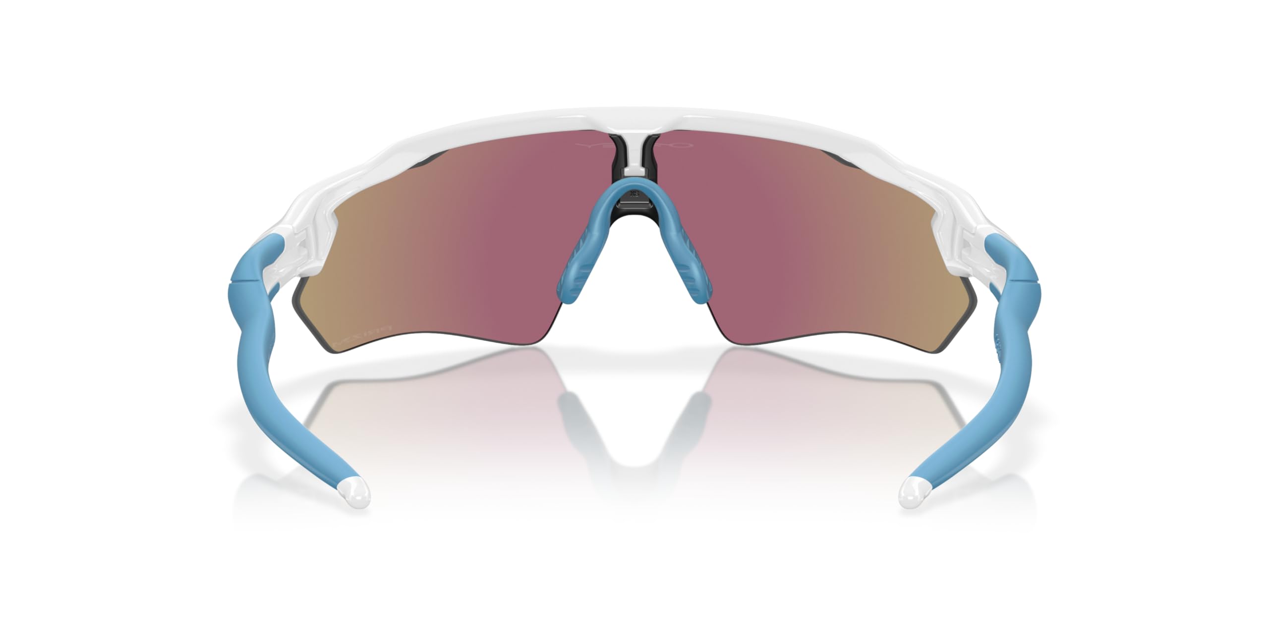 Oakley Youth OJ9001 Radar EV XS Path Rectangular Sunglasses, Polished White/Prizm Sapphire, 31 mm