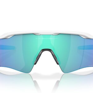 Oakley Youth OJ9001 Radar EV XS Path Rectangular Sunglasses, Polished White/Prizm Sapphire, 31 mm