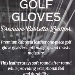 Kirkland Signature Golf Gloves Premium Cabretta Leather, Large (4 Count)