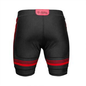 Sanabul Core Compression Base Layer Workout Shorts (Red, Large)