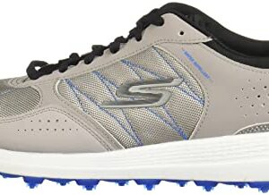 Skechers GO Men's Max Golf Shoe, Gray/Blue Lynx, 9