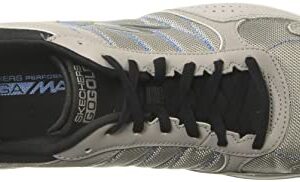 Skechers GO Men's Max Golf Shoe, Gray/Blue Lynx, 9