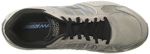 Skechers GO Men's Max Golf Shoe, Gray/Blue Lynx, 9