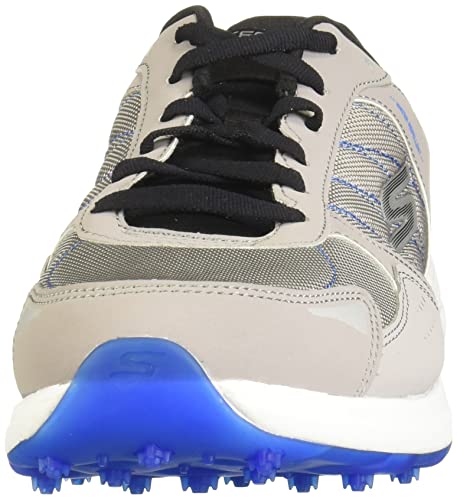 Skechers GO Men's Max Golf Shoe, Gray/Blue Lynx, 9