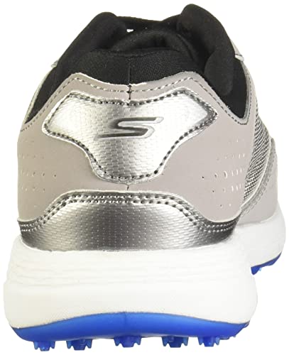 Skechers GO Men's Max Golf Shoe, Gray/Blue Lynx, 9